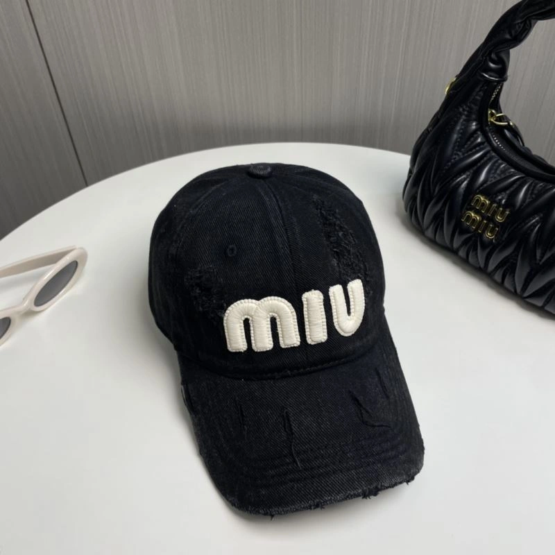 Authentic Miu Miu Caps