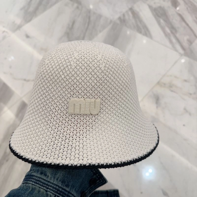 Brand-authenticated Miu Miu Caps