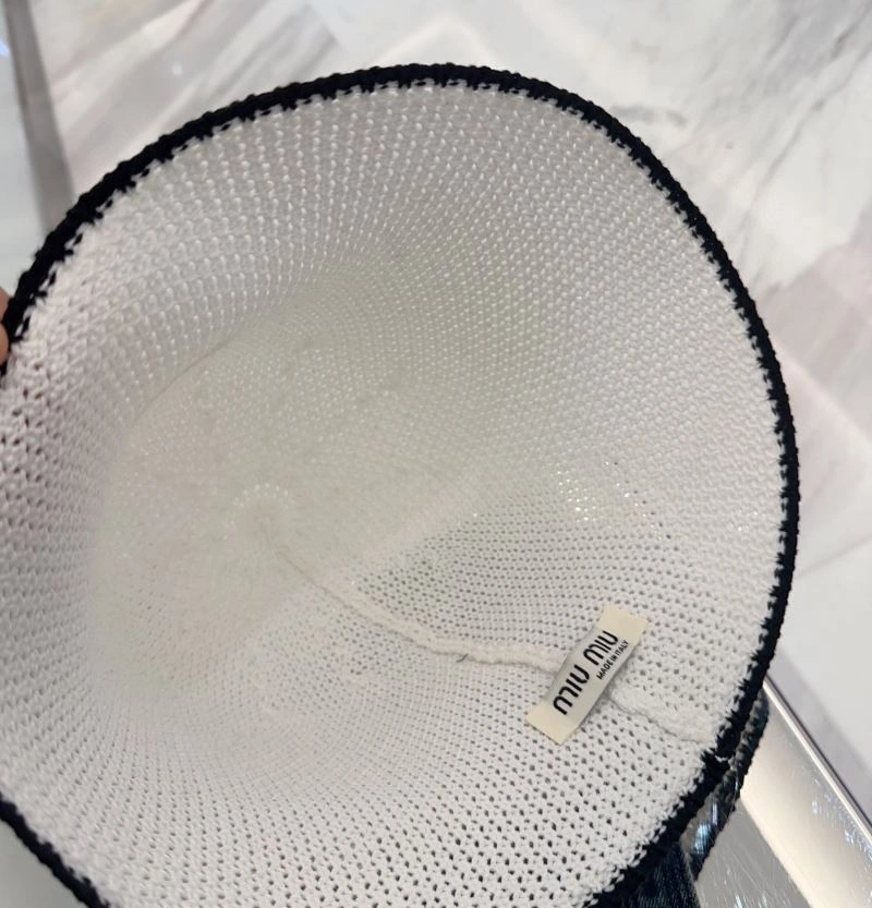 Brand-authenticated Miu Miu Caps