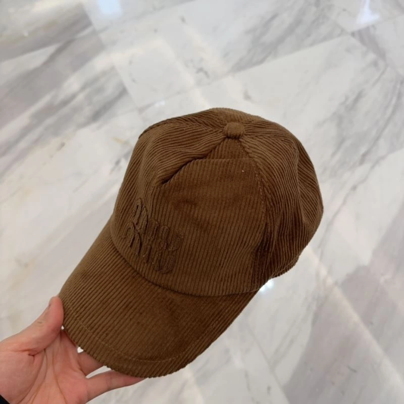 Brand-authenticated Miu Miu Caps