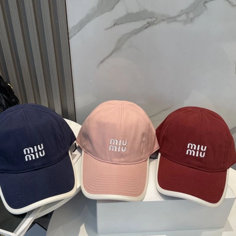 Authentic Miu Miu Caps