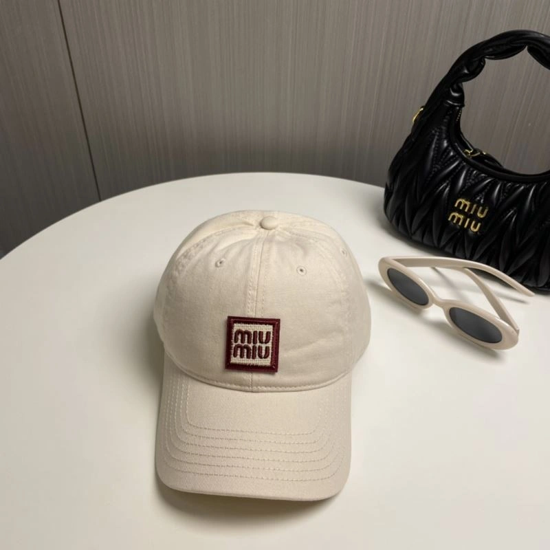 Authentic Miu Miu Caps