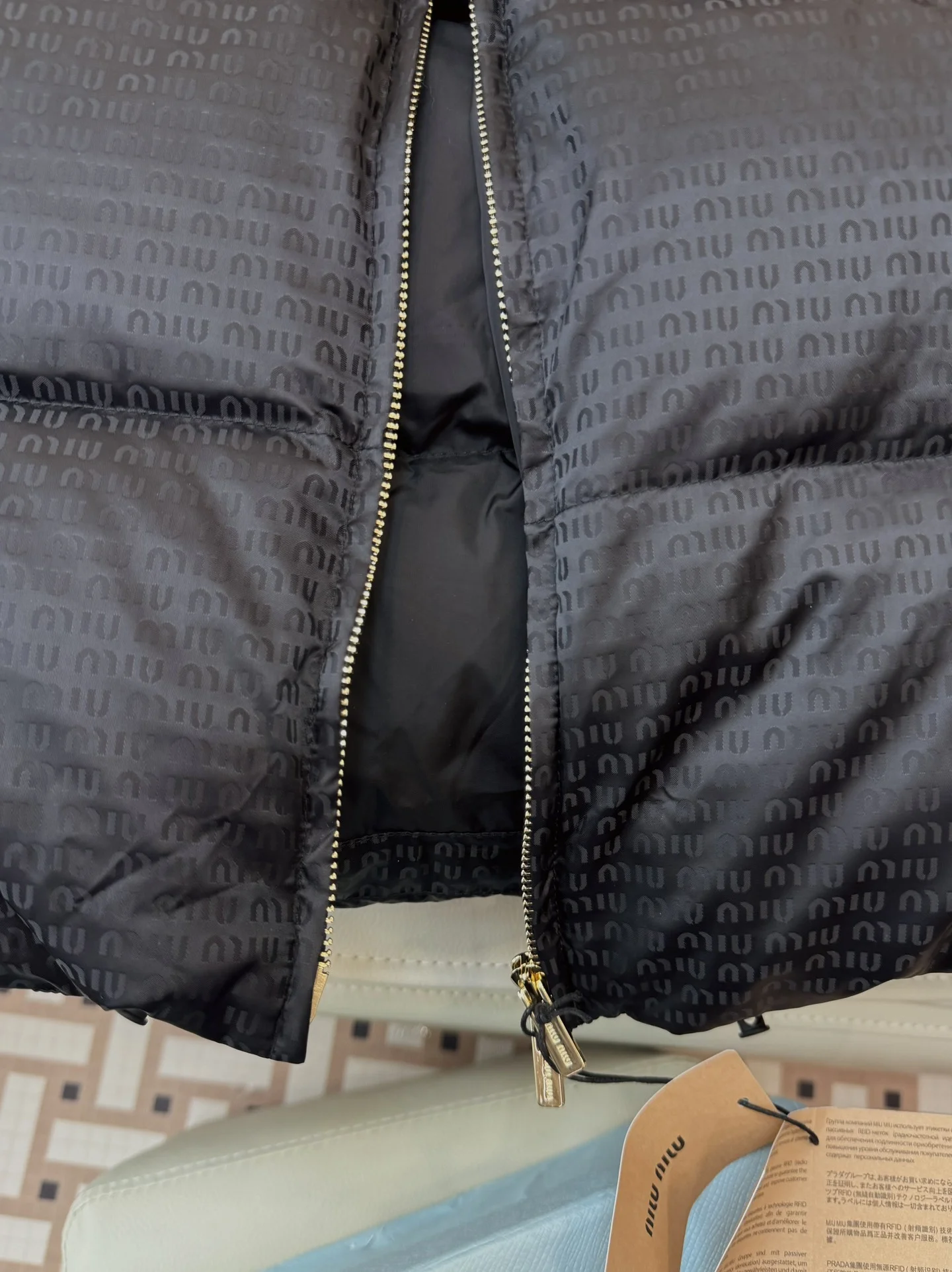 Brand-authenticated Miu Miu Down Jackets