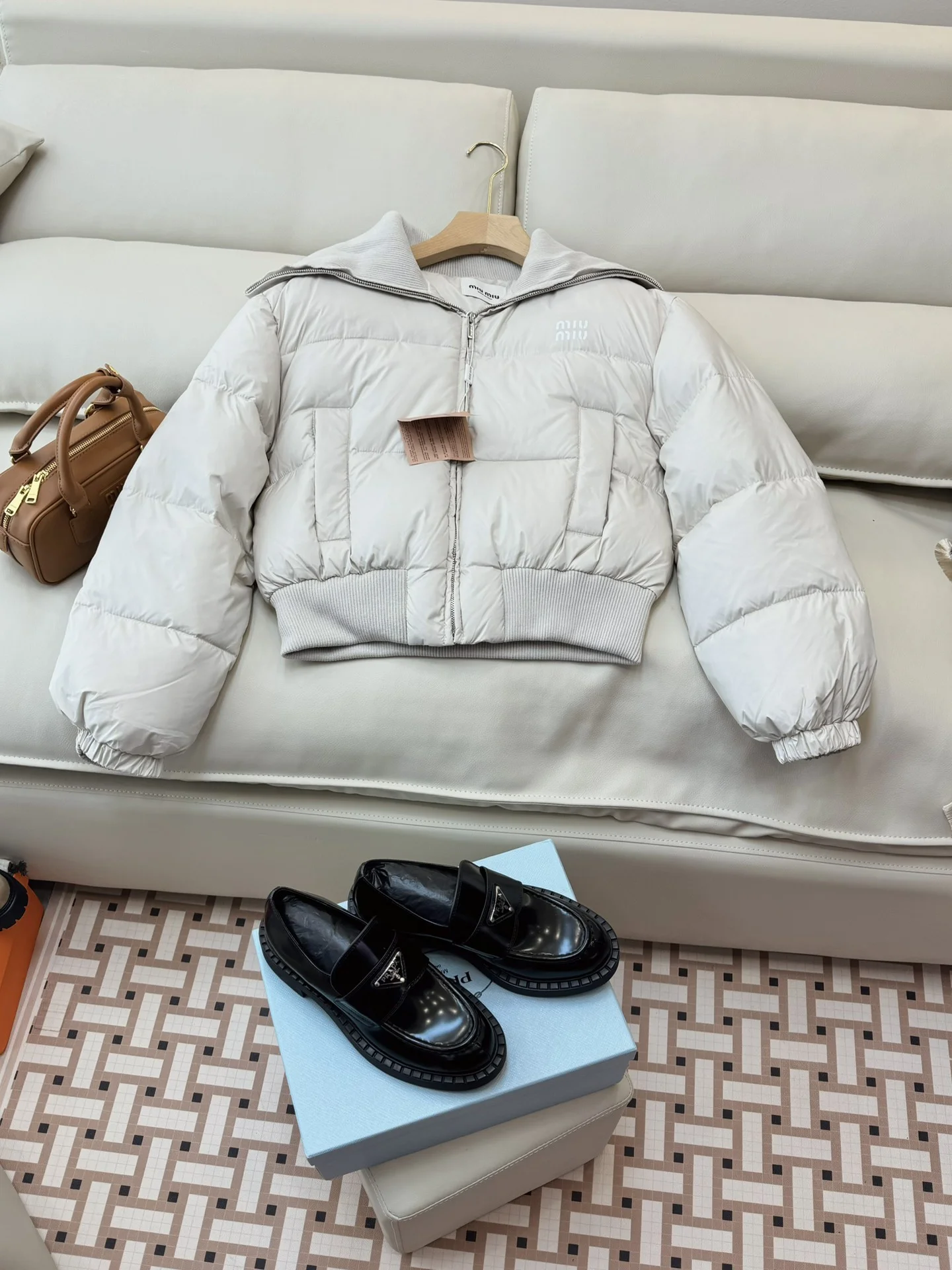 Brand-authenticated Miu Miu Down Jackets