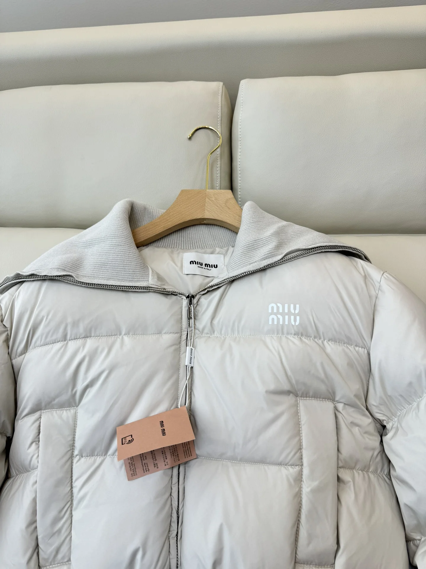 Brand-authenticated Miu Miu Down Jackets