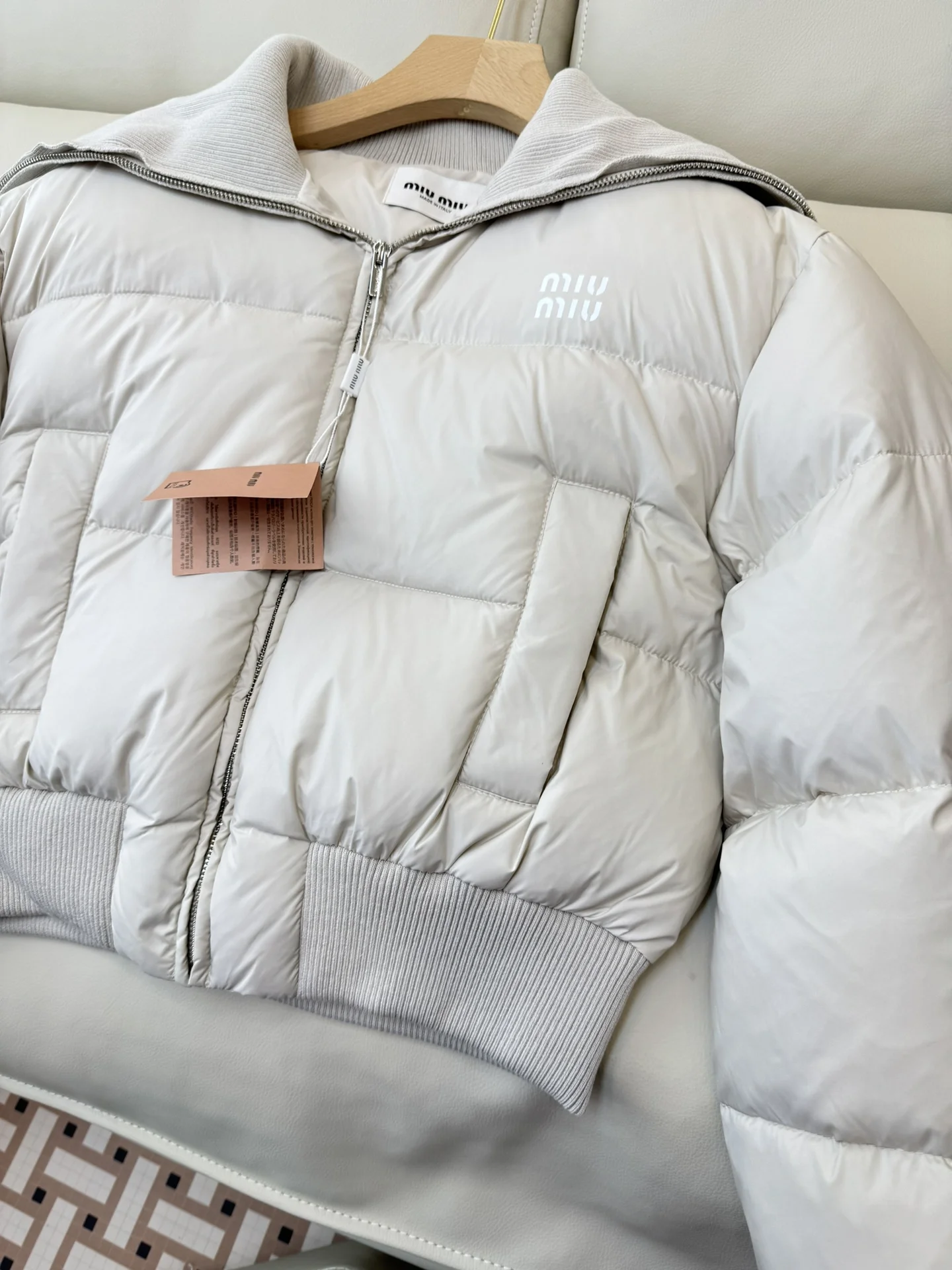 Brand-authenticated Miu Miu Down Jackets