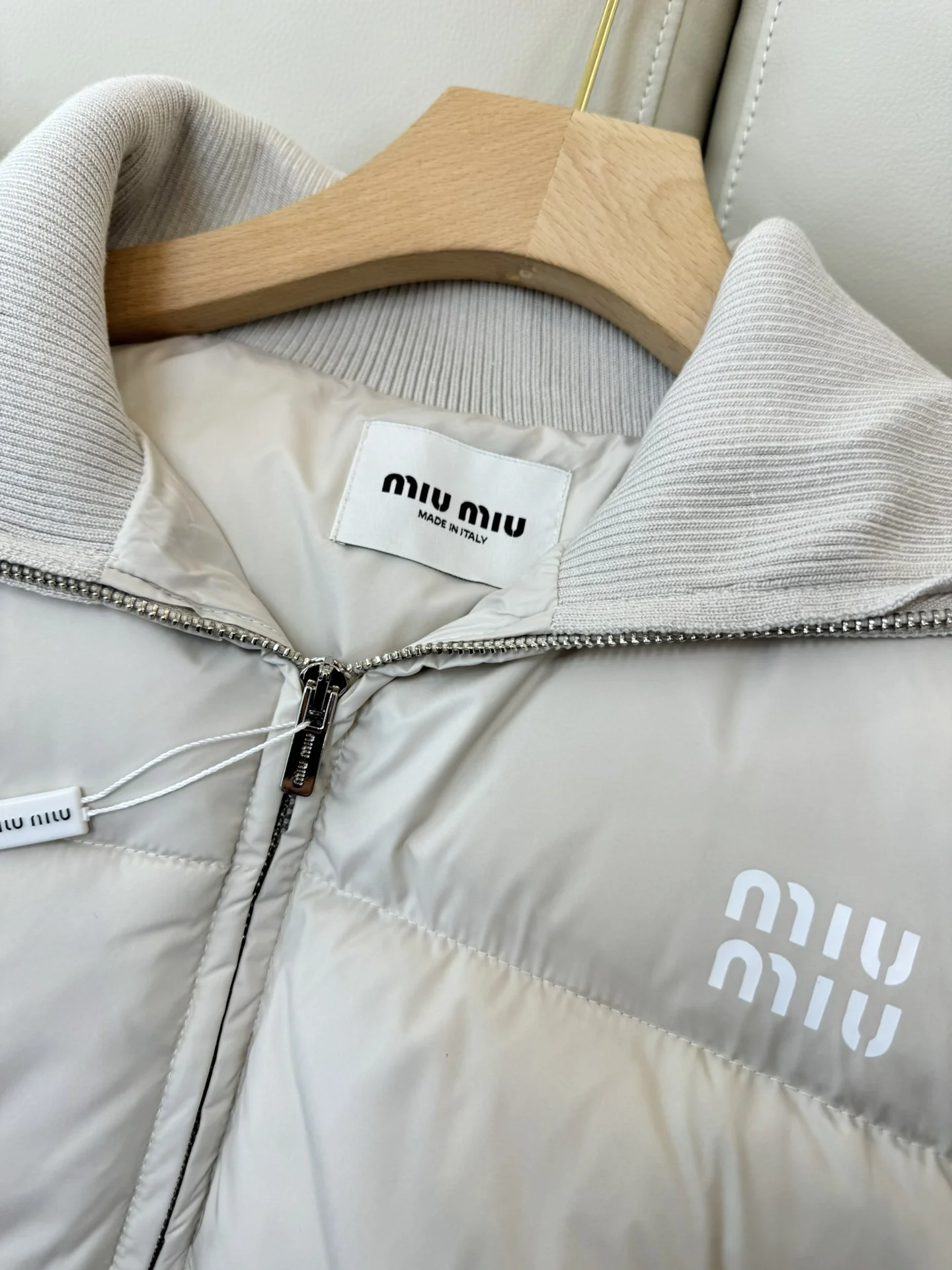 Brand-authenticated Miu Miu Down Jackets
