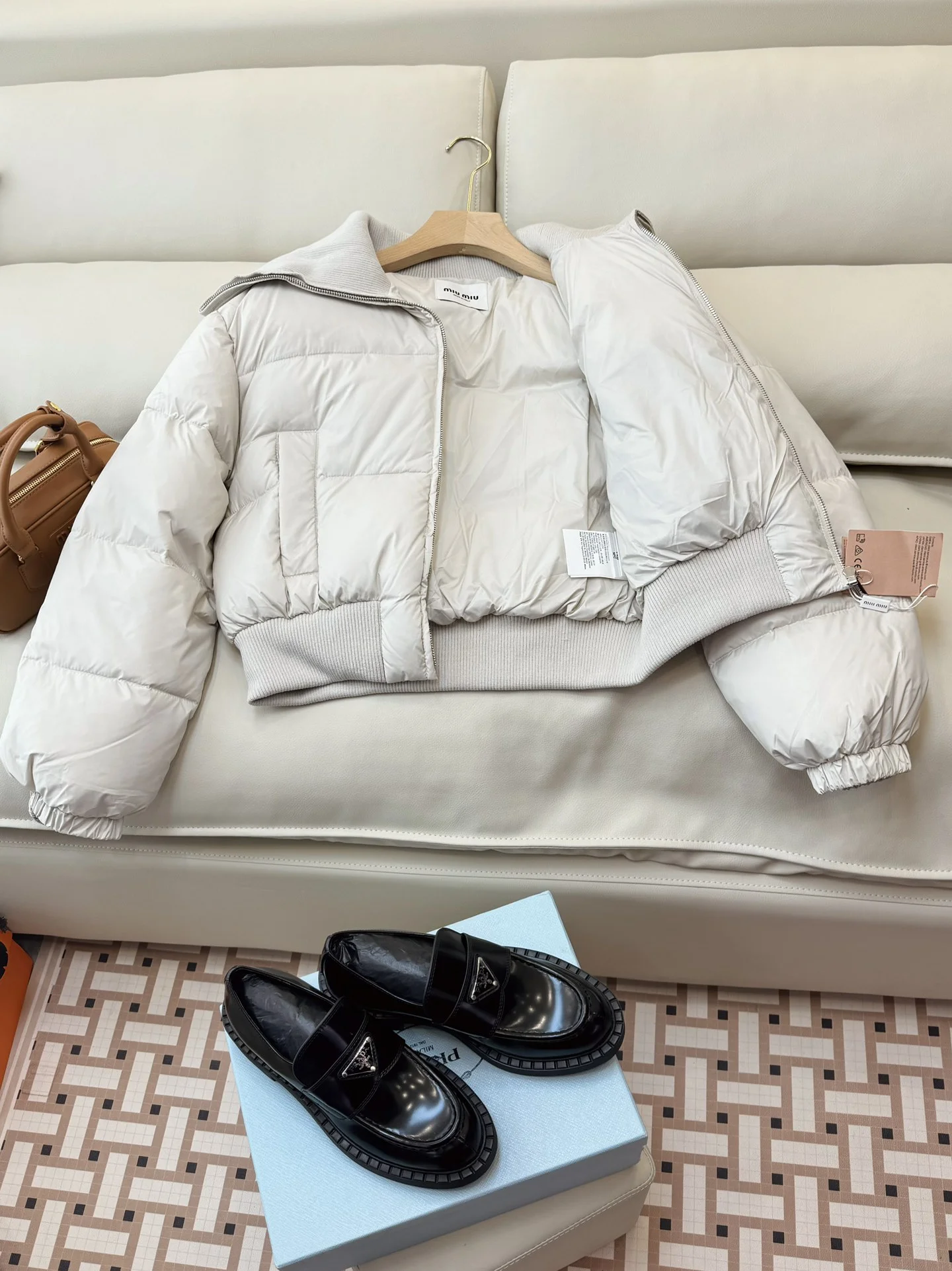 Brand-authenticated Miu Miu Down Jackets