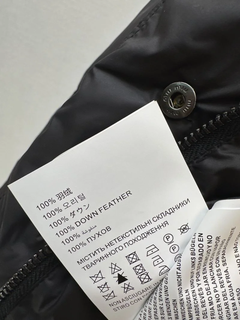 Precise copy Miu Miu Down Jackets