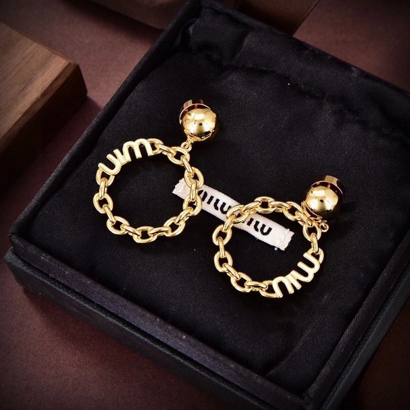 Brand-authenticated Miu Miu Earrings