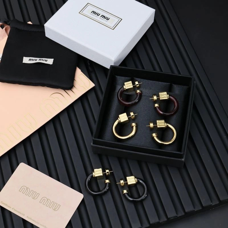 Real Miu Miu Earrings