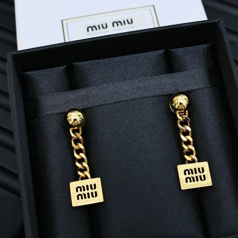 Indistinguishable Miu Miu Earrings