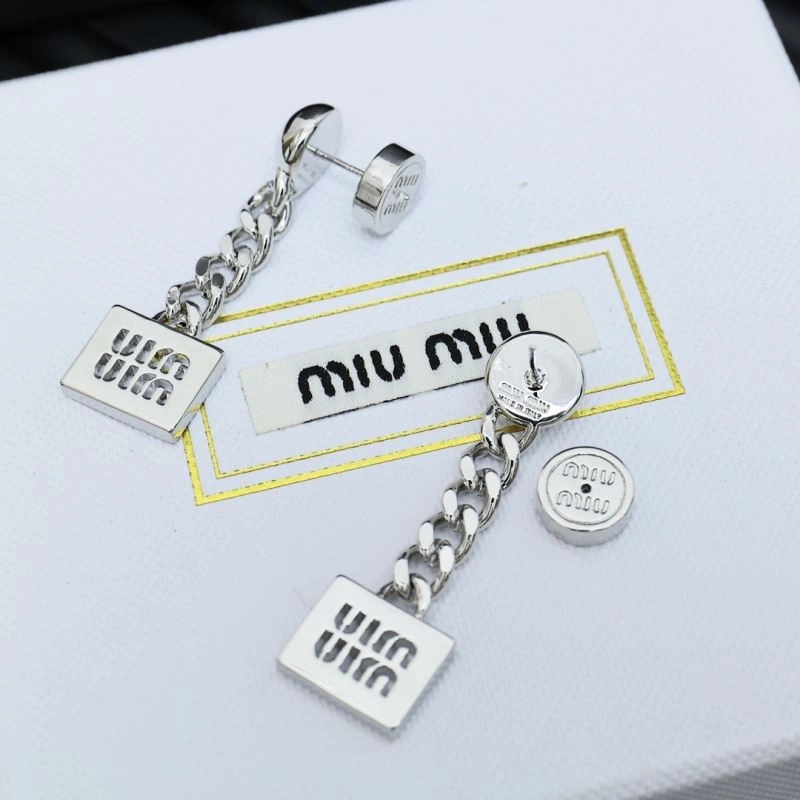 Indistinguishable Miu Miu Earrings