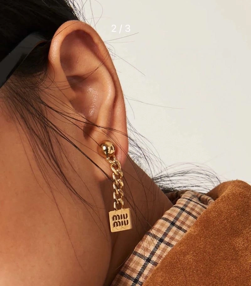 Indistinguishable Miu Miu Earrings