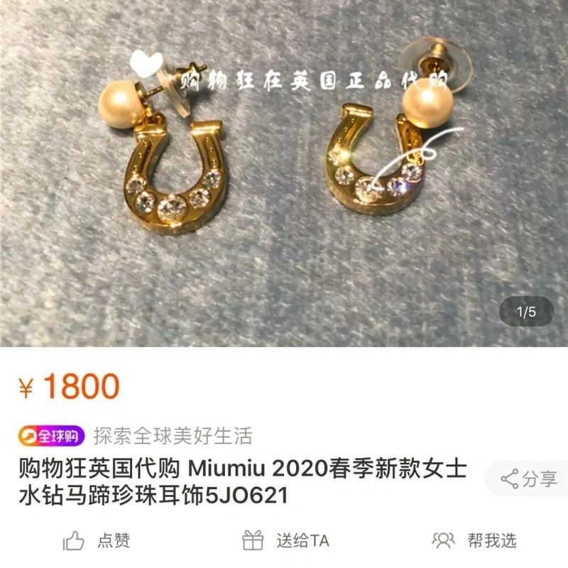 Reasonably priced Miu Miu Earrings