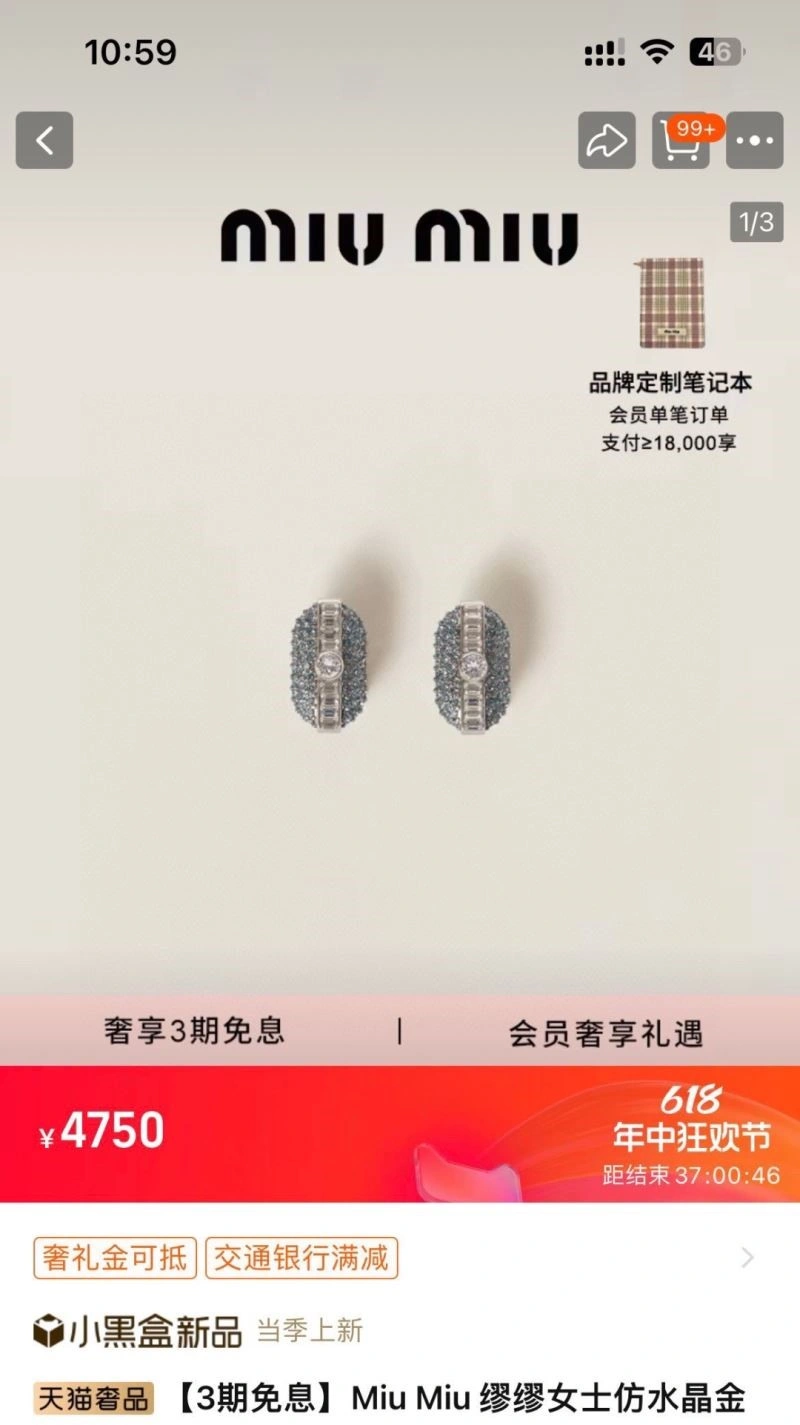 Inexpensive Miu Miu Earrings