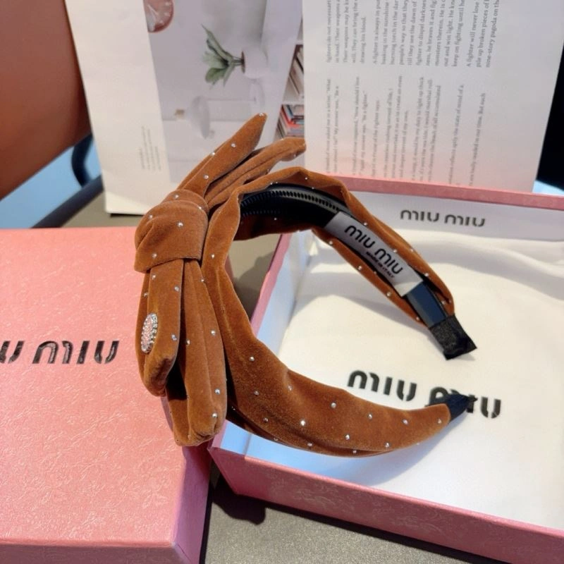 Brand-original Miu Miu Hair Hoop
