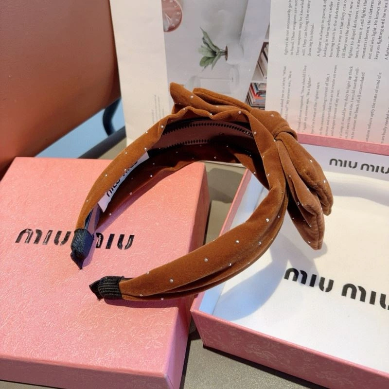 Brand-original Miu Miu Hair Hoop