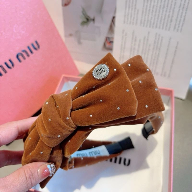 Brand-original Miu Miu Hair Hoop