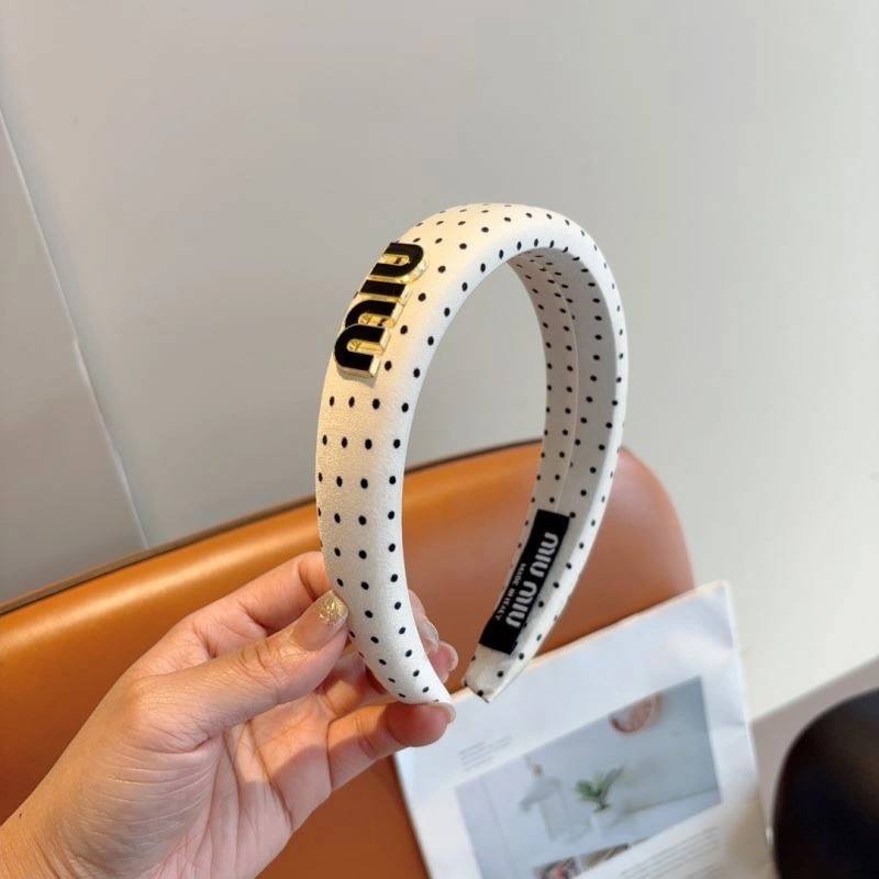 Brand-original Miu Miu Hair Hoop