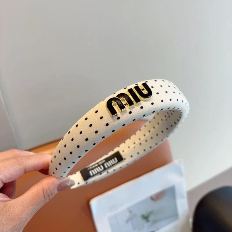 Brand-original Miu Miu Hair Hoop