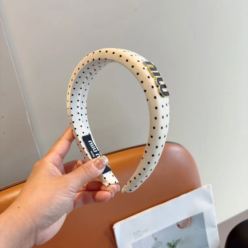 Brand-original Miu Miu Hair Hoop