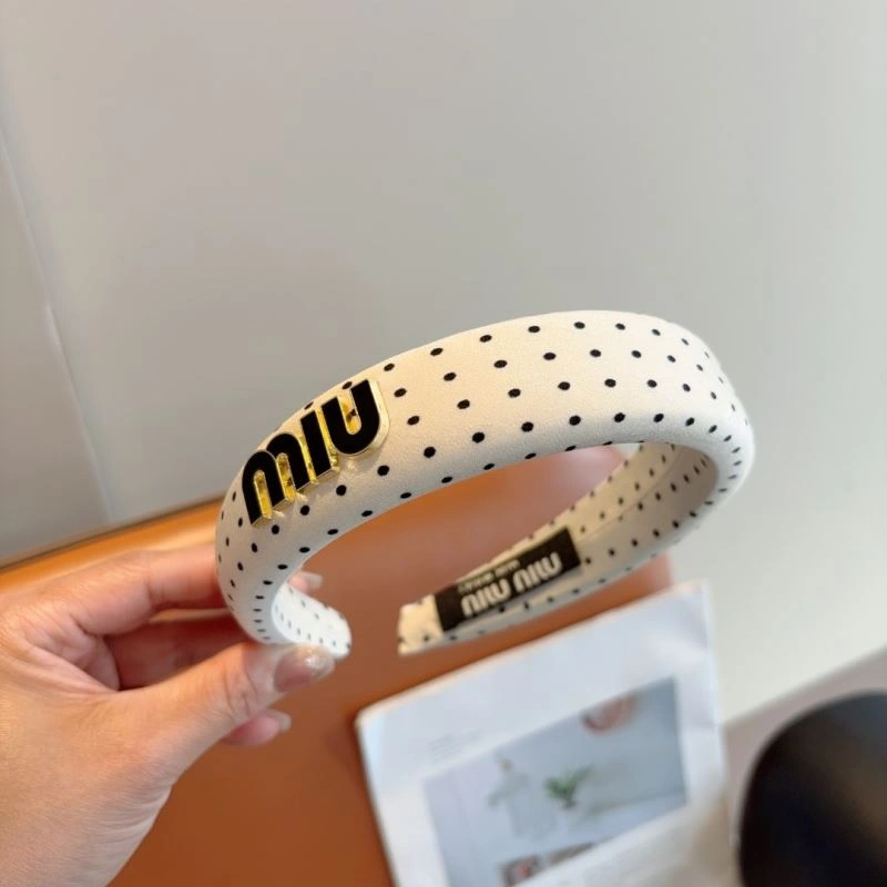 Brand-original Miu Miu Hair Hoop