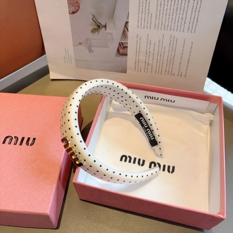 Brand-original Miu Miu Hair Hoop
