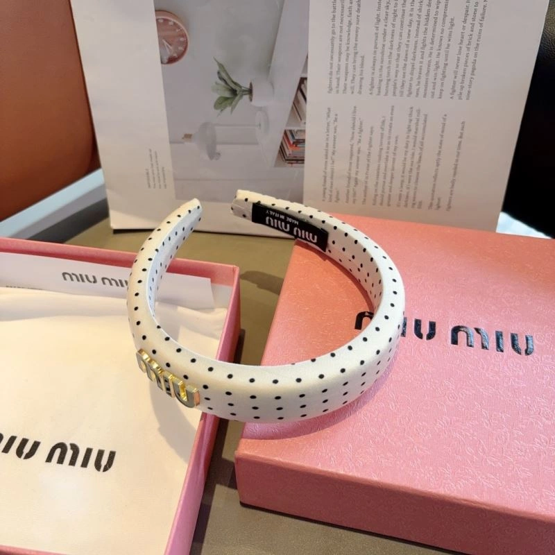 Brand-original Miu Miu Hair Hoop