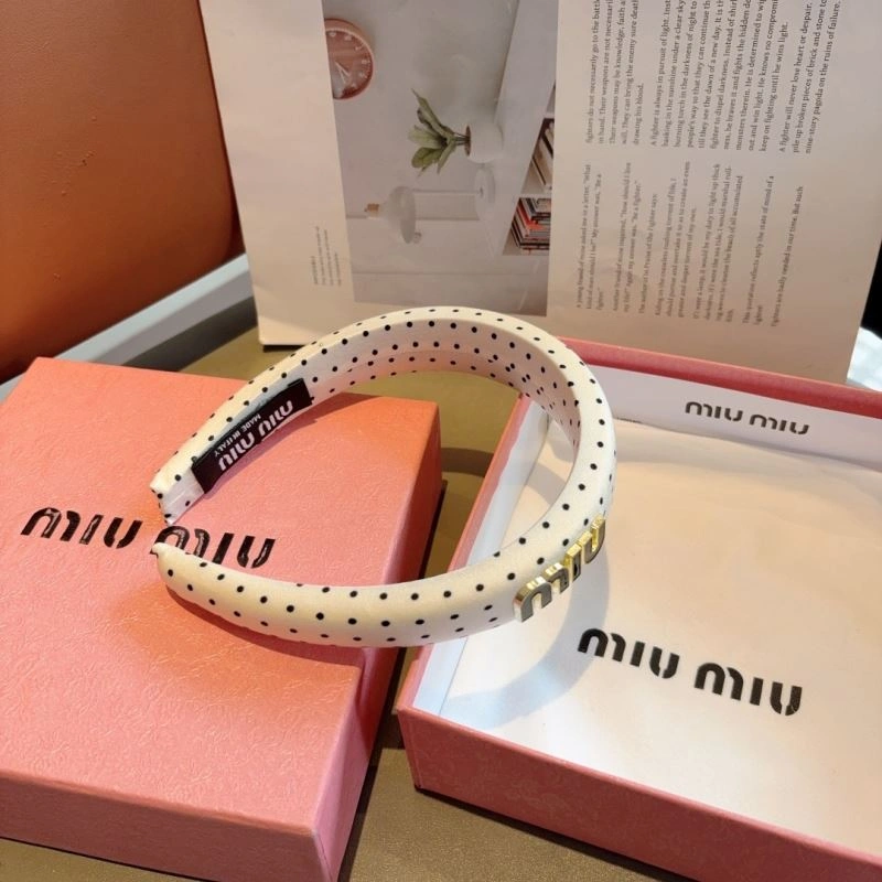 Brand-original Miu Miu Hair Hoop