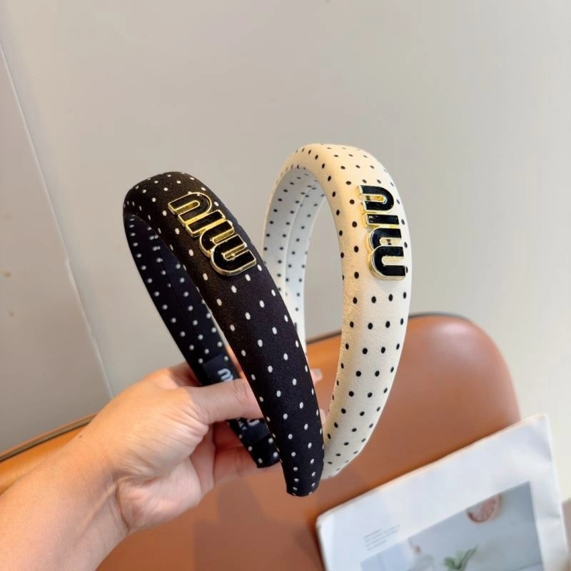 Brand-original Miu Miu Hair Hoop