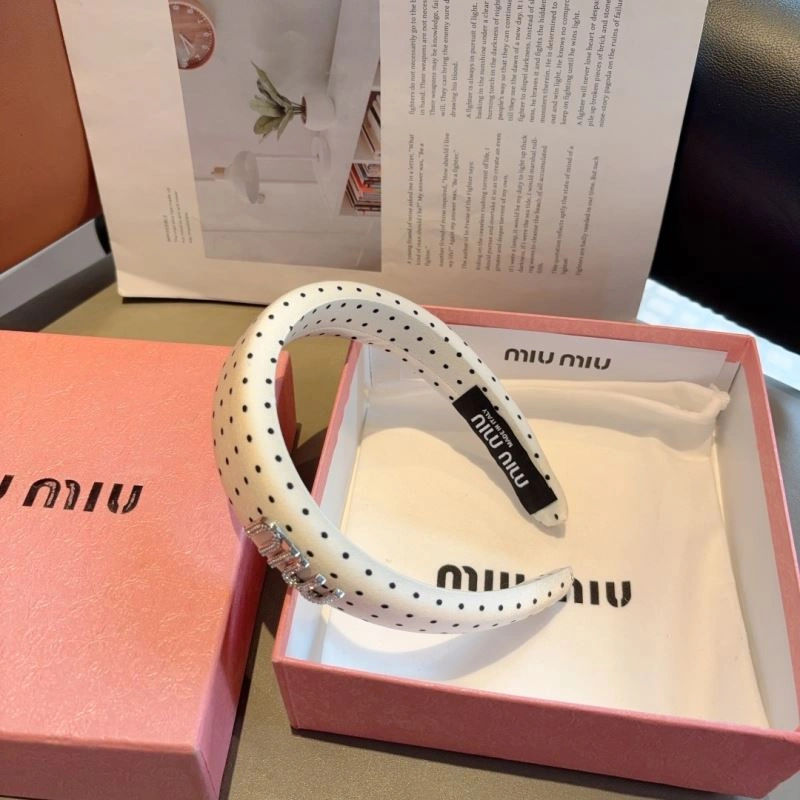Budget-friendly Miu Miu Hair Hoop