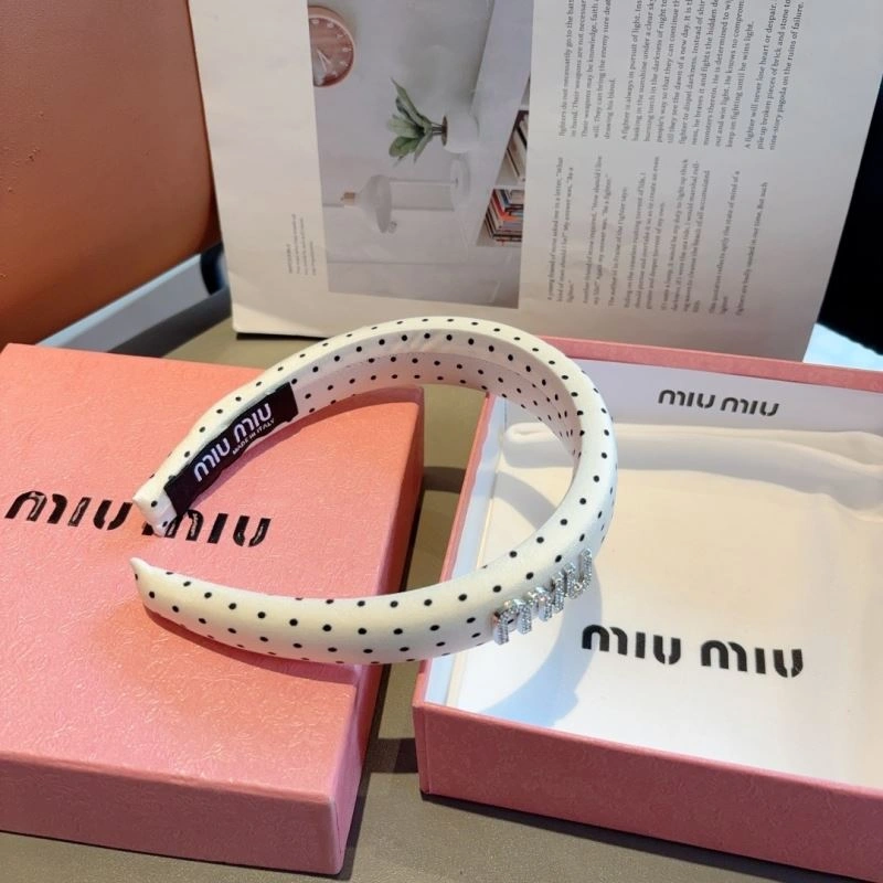 Budget-friendly Miu Miu Hair Hoop