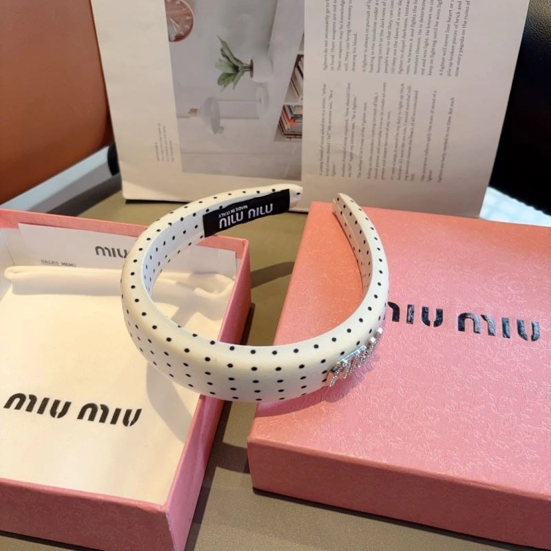 Budget-friendly Miu Miu Hair Hoop