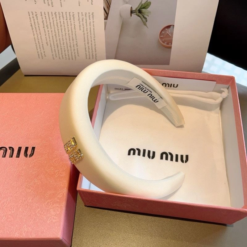Top match Miu Miu Hair Hoop