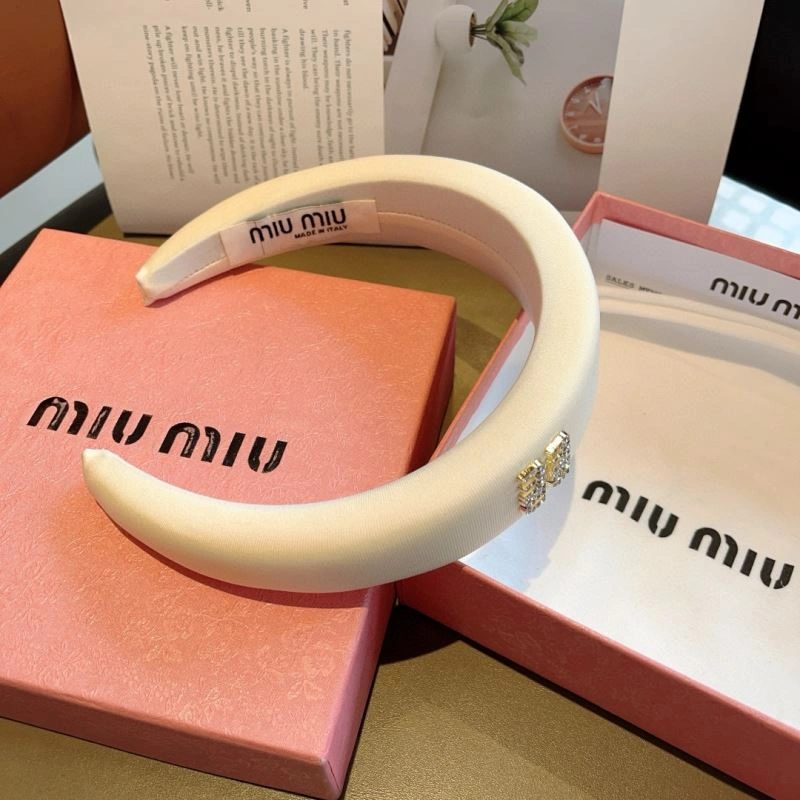 Top match Miu Miu Hair Hoop