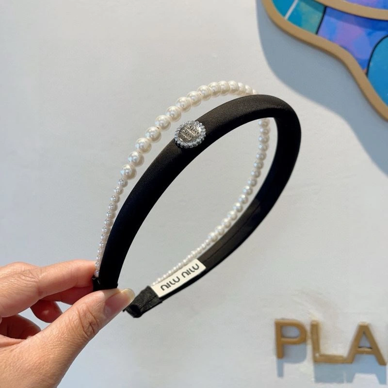 Brand-authenticated Miu Miu Hair Hoop