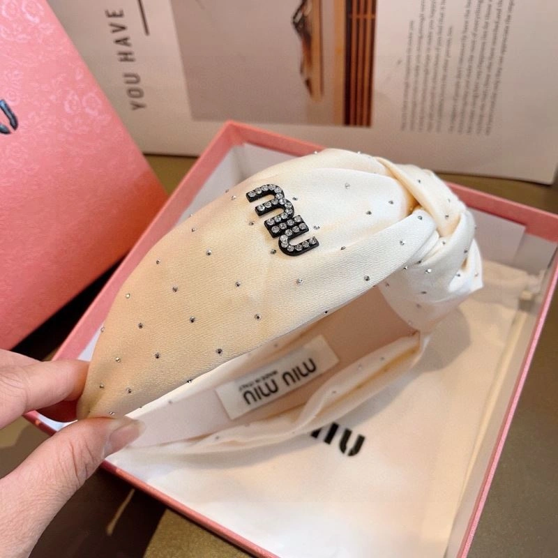 Budget-friendly Miu Miu Hair Hoop