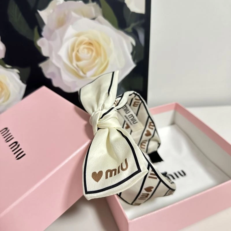 Brand-authenticated Miu Miu Hair Hoop