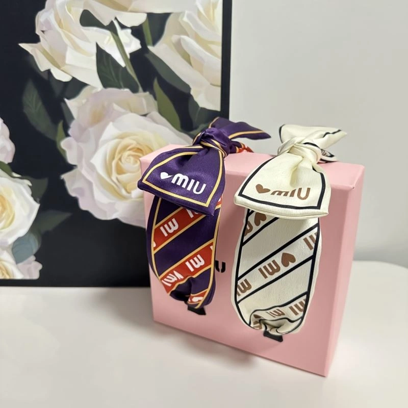 Brand-authenticated Miu Miu Hair Hoop