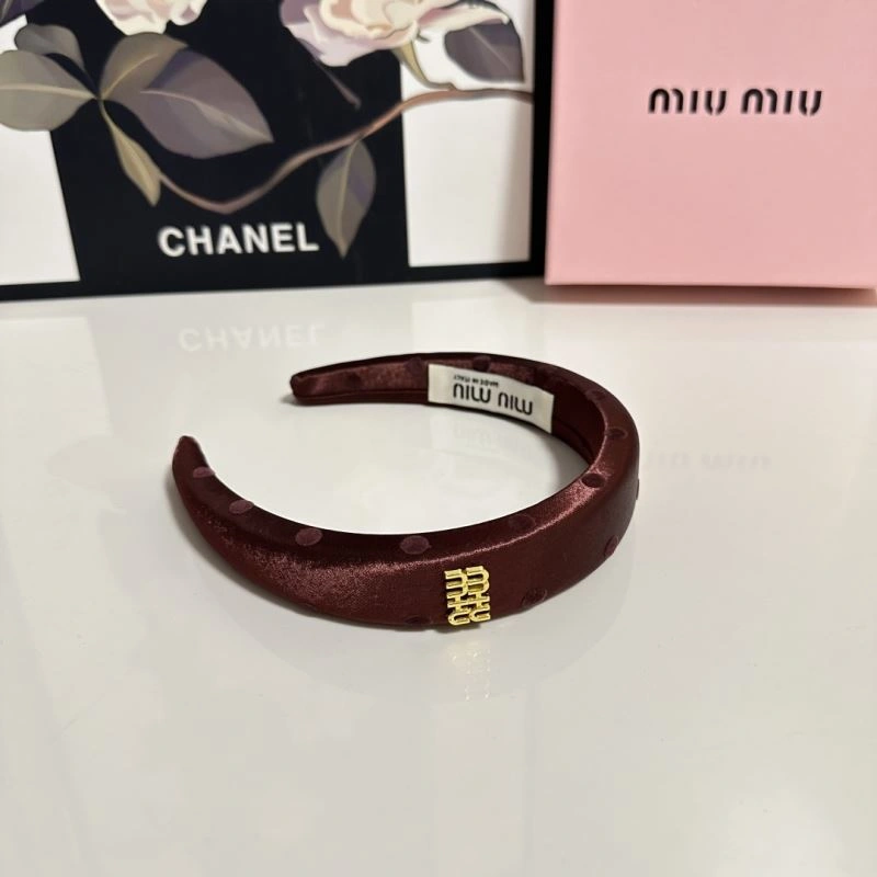 Brand-original Miu Miu Hair Hoop