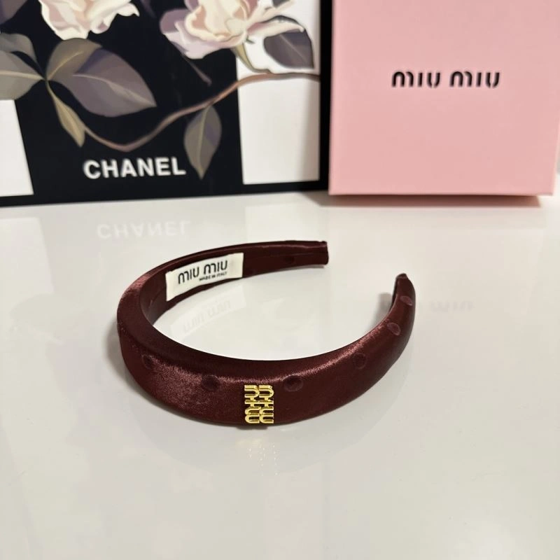 Brand-original Miu Miu Hair Hoop
