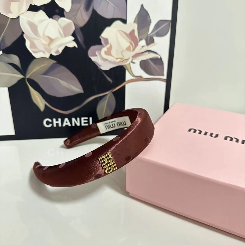 Brand-original Miu Miu Hair Hoop