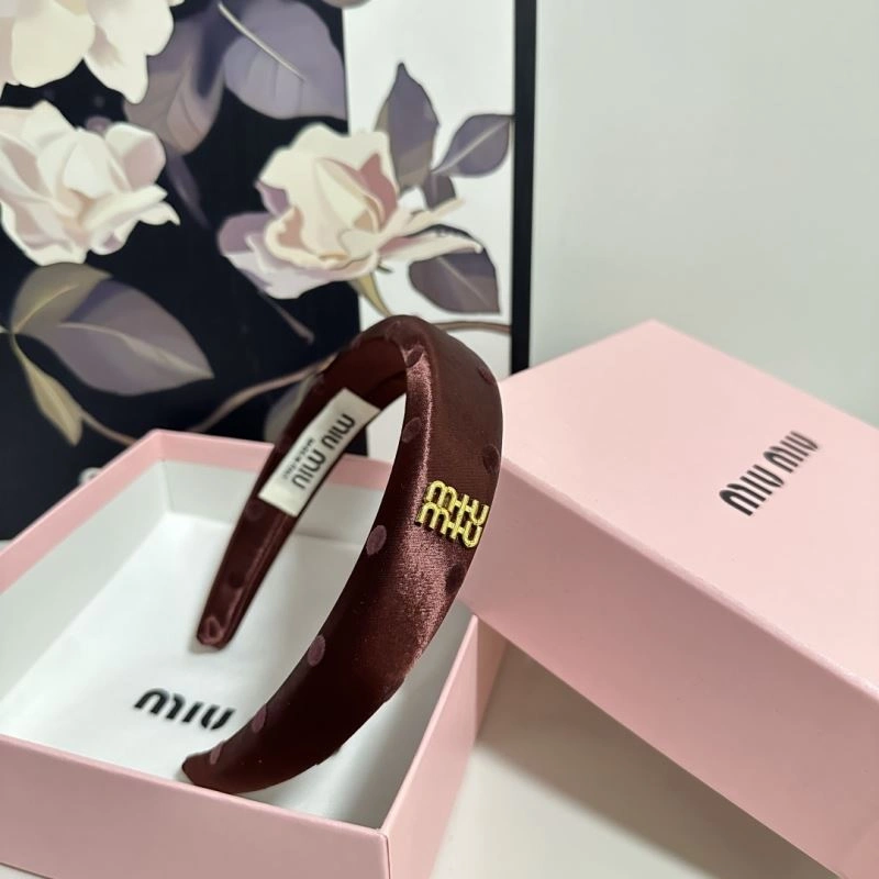 Brand-original Miu Miu Hair Hoop
