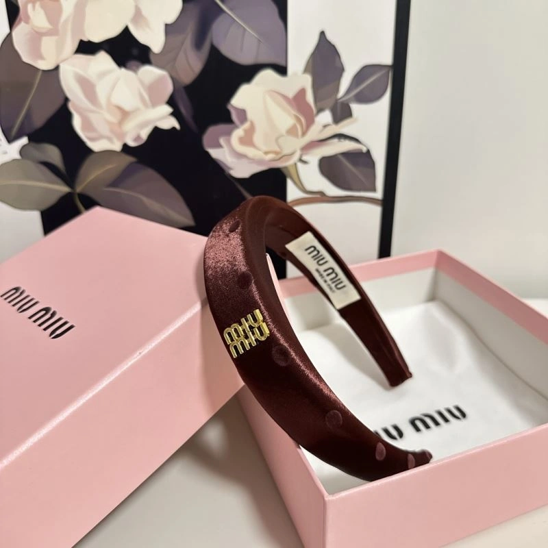 Brand-original Miu Miu Hair Hoop