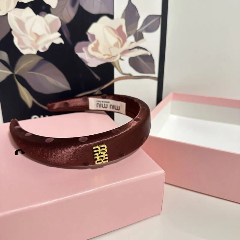 Brand-original Miu Miu Hair Hoop