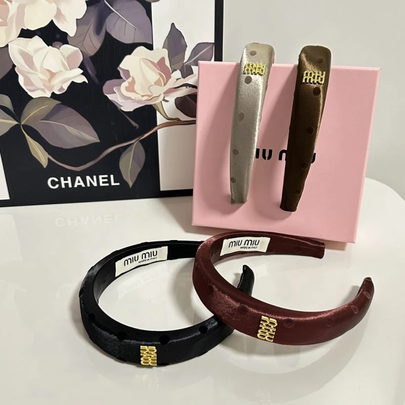 Brand-original Miu Miu Hair Hoop