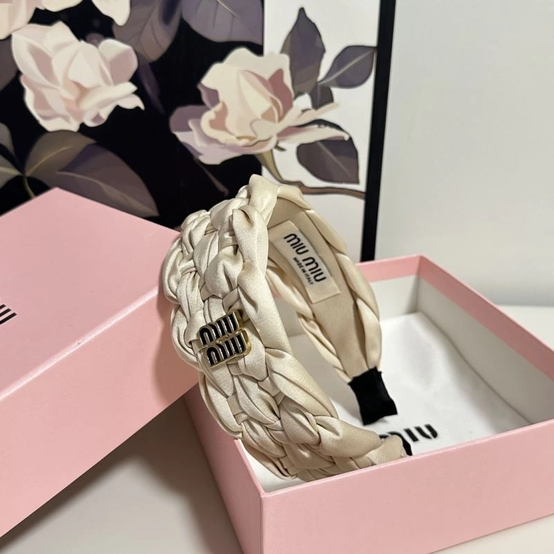 Brand-original Miu Miu Hair Hoop