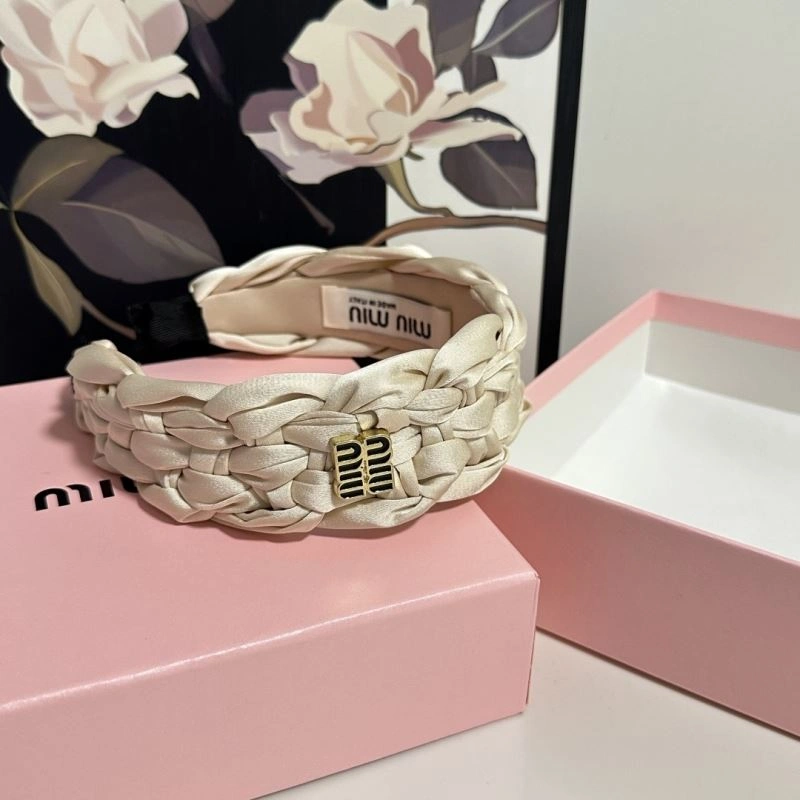 Brand-original Miu Miu Hair Hoop