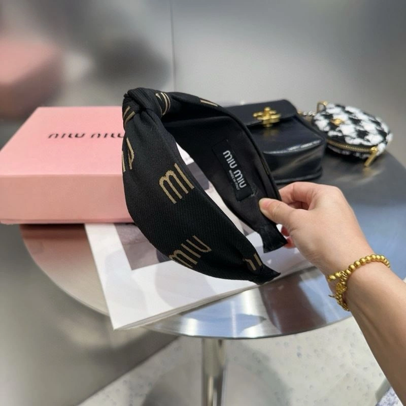 Brand-original Miu Miu Hair Hoop